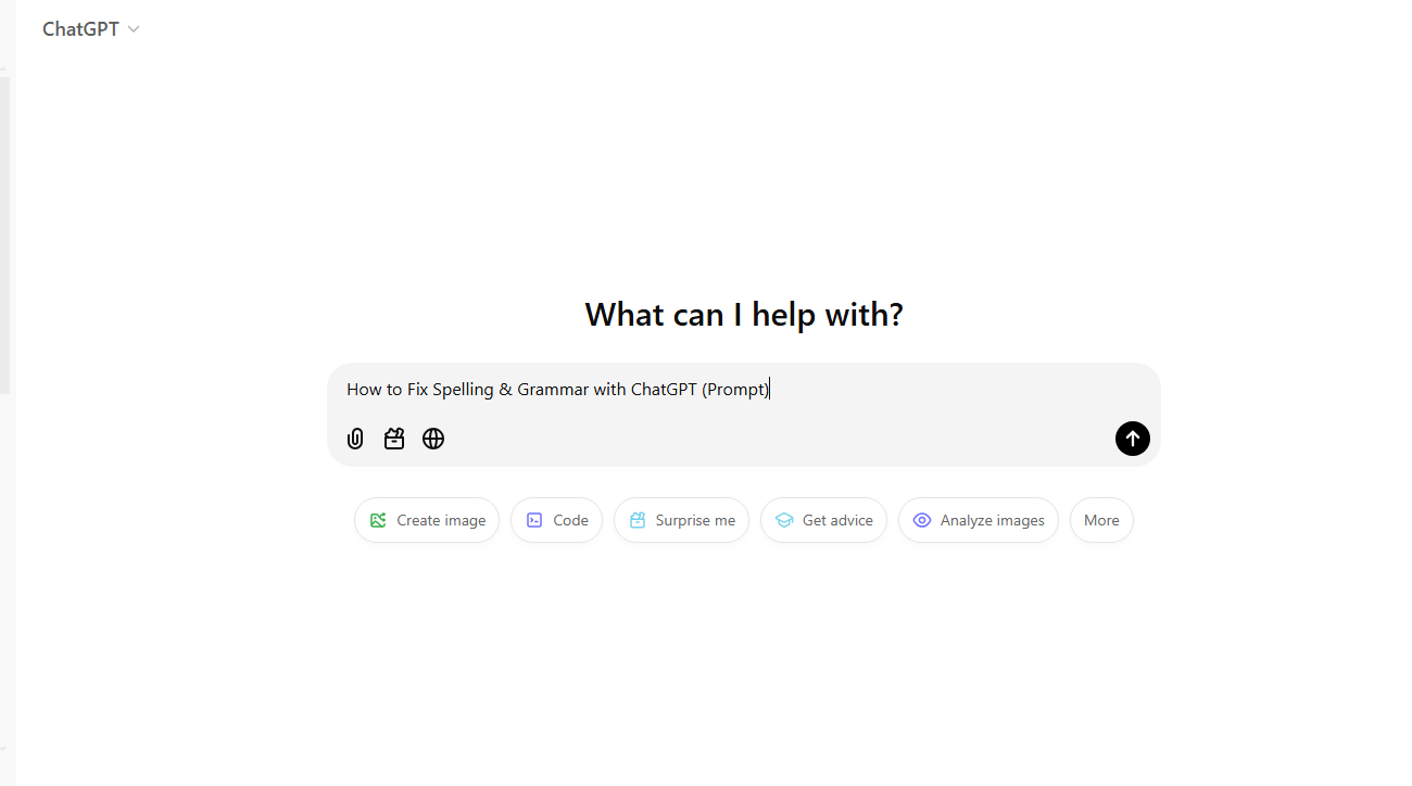 How to Fix Spelling & Grammar with ChatGPT (Prompt) - ChatGPT Global